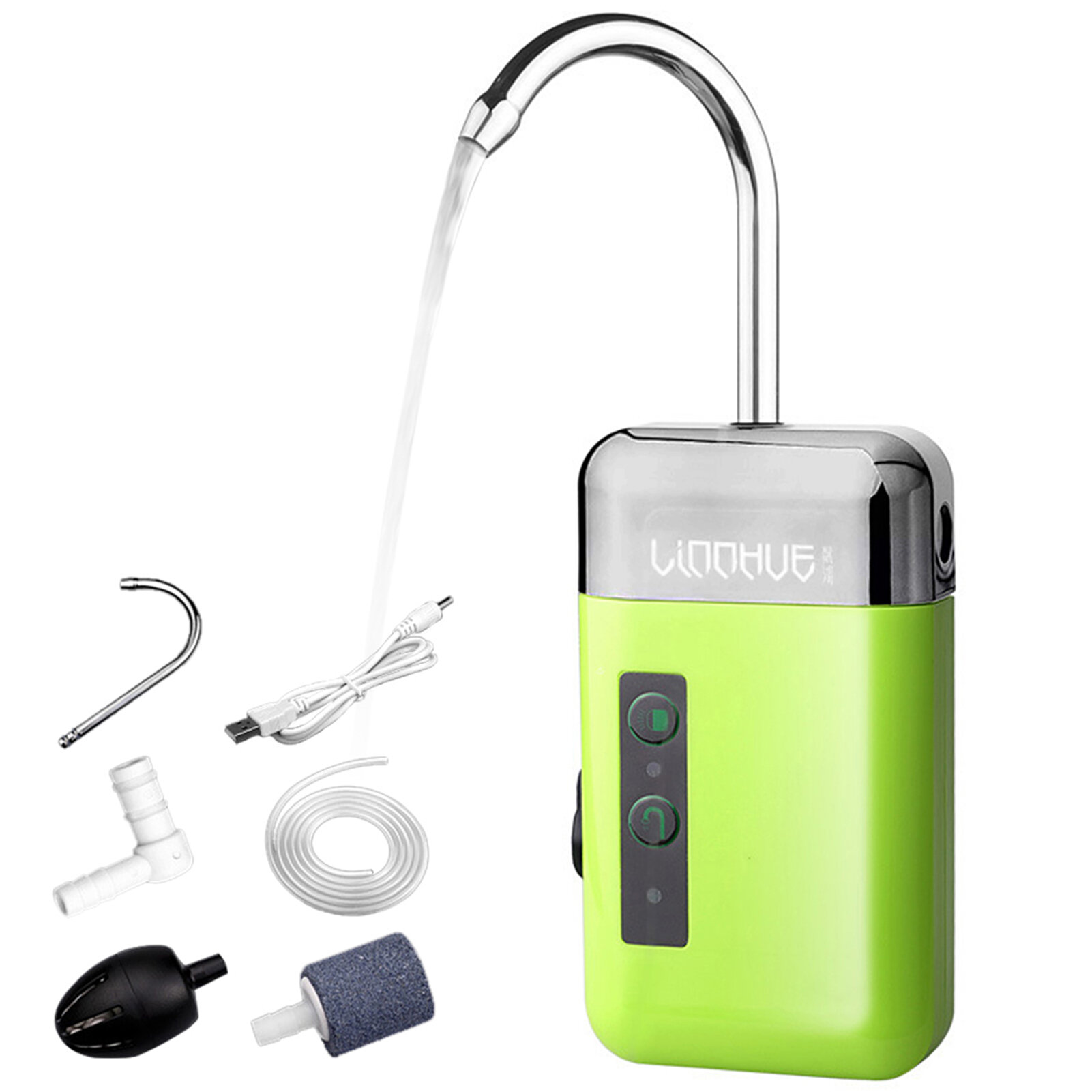 Многофункциональный насос для воды с USB зарядкой, 3 режима, для рыбалки