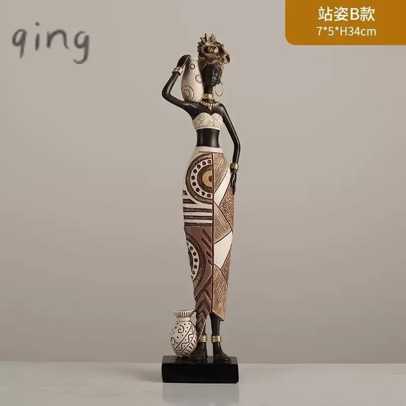 Статуэтка женская из смолы, декоративная фигурка, бюст