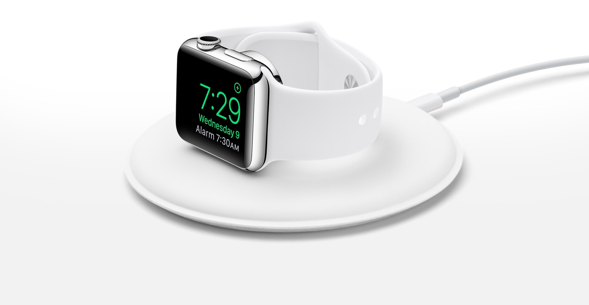 Беспроводная зарядная станция Apple MLDW2ZM/A, мощность Qi: 5 Вт, белый
