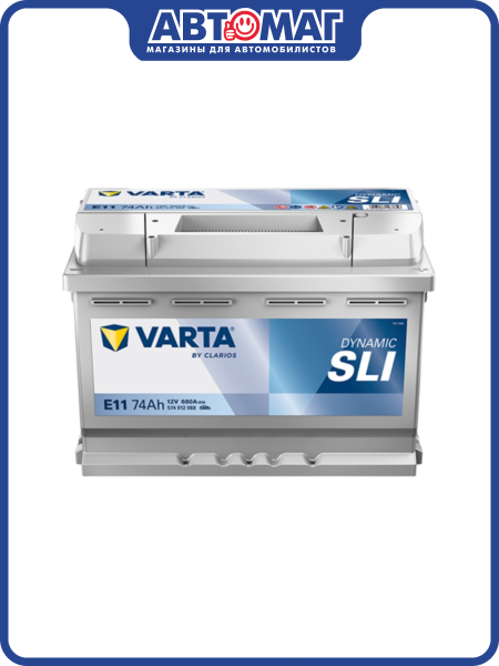 Аккумулятор автомобильный VARTA Dynamic SLI E11 680А (ЕС) VARTA VAR574012068-SLI