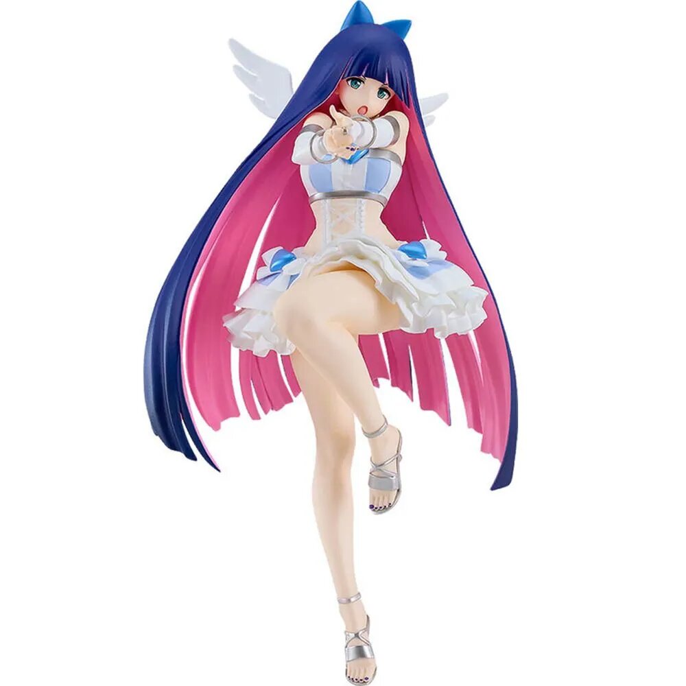 Аниме фигурка Пэнти и Стокинг/фигурки Panty & Stocking with Garterbelt Stocking Figure; Repent Ver. Angel Girl Figurine коллекционная статуэтка для рабочего стола, украшение для стола,1 шт(Высота 20см)