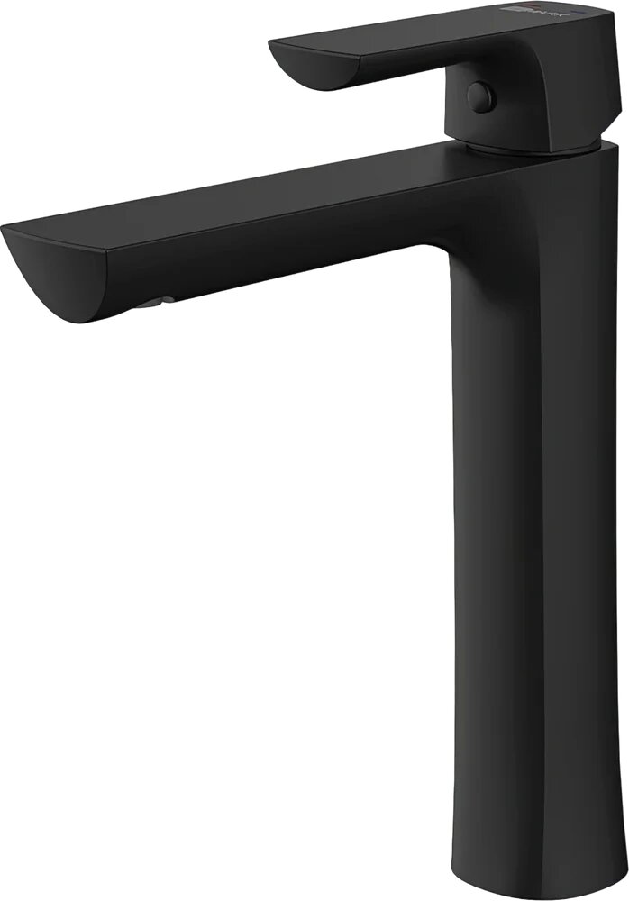 Смеситель для раковины Lemark Ursus LM7209BL черный, матовый, кран для ванной в раковину, из латуни, рычажный, с керамическим картриджем