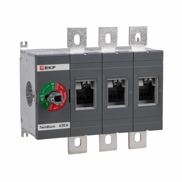 Рубильник 3п 630А без рукоятки управления TwinBlock PROxima EKF tb-s-630-3p