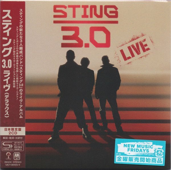 Музыка CD Sting - 3.0 Live (CD, Album, Deluxe Edition, 2025)