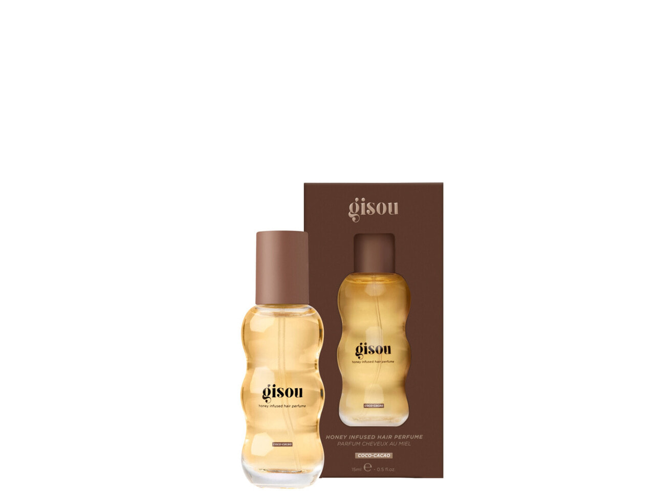 Парфюмерная вода для волос Gisou Honey Infused Hair Perfume - Coco-Cacao 15ml