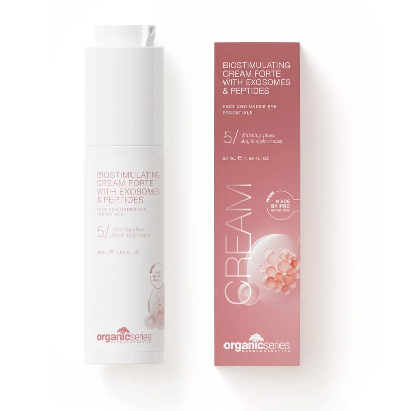 Крем для ухода за кожей Organic Series Biostimulating Cream Forte With Exosomes And Peptides 50 мл