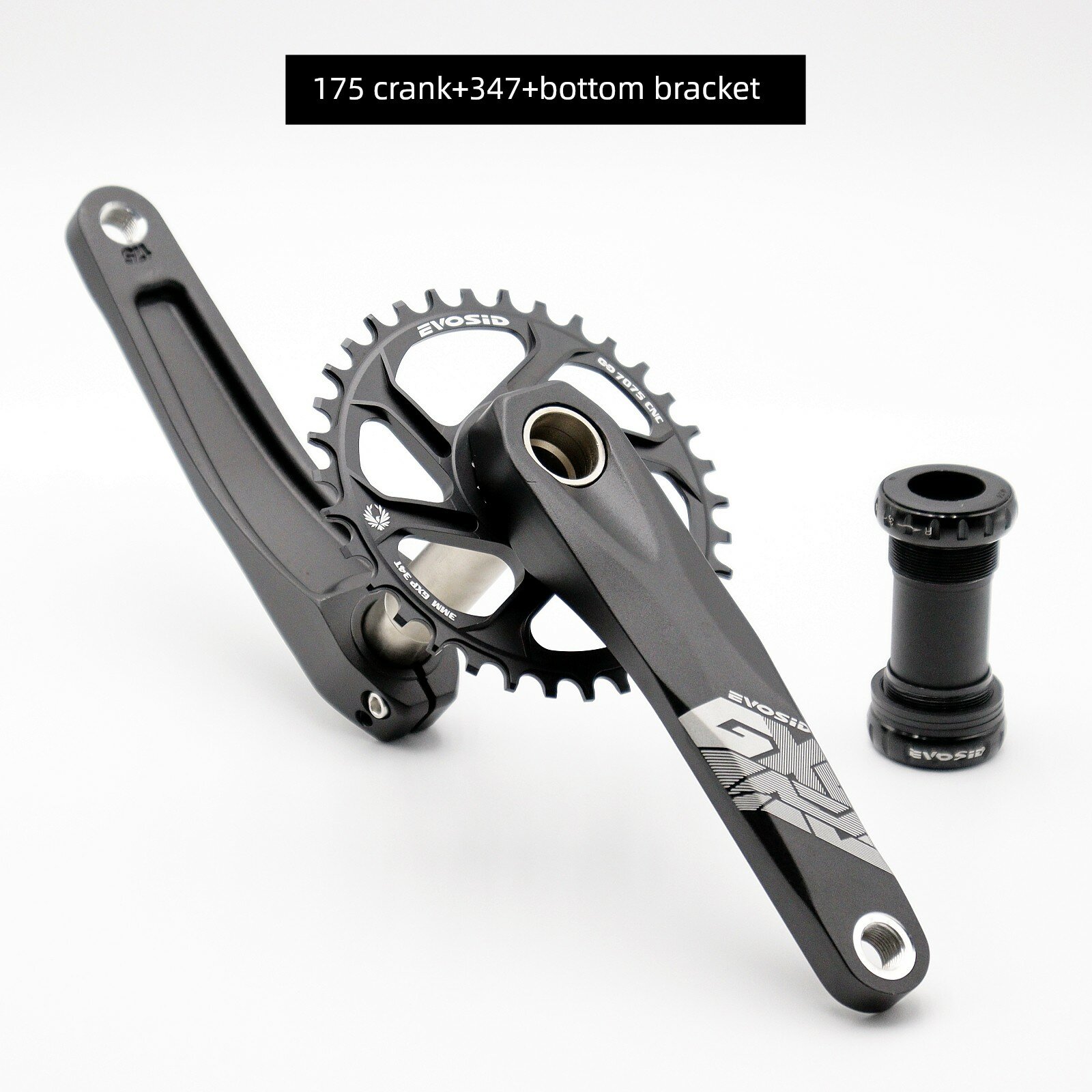 EVOSID Hollow Integrated GX Кривошип 175 мм с кареткой и 34T звездой