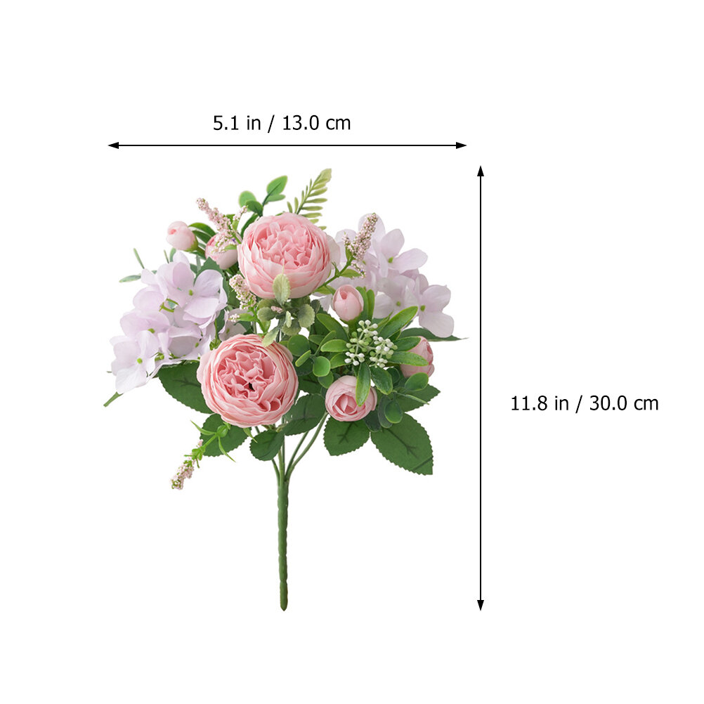 Свадебный Букет Из Искусственных Роз Для Невесты И Подружек Невесты 30X13Cm