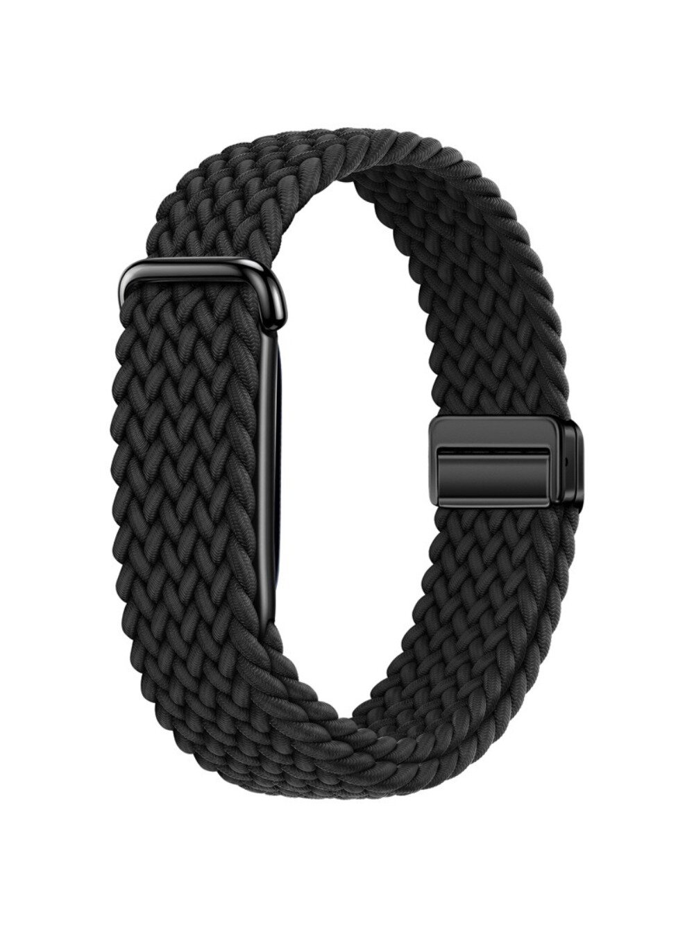 Тканая нейлоновая магнитная лента для Google Fitbit воздуха дыхая замена ремня с резкой