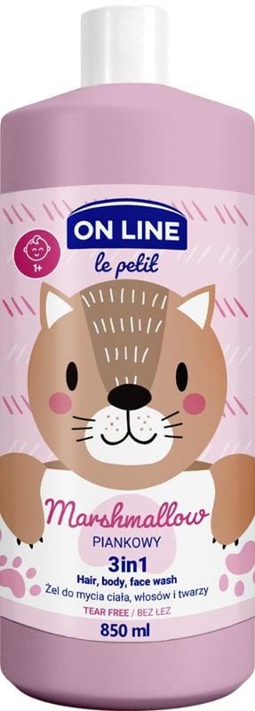 Гель для душа On Line Le Petit Baby 3в1, 850 мл