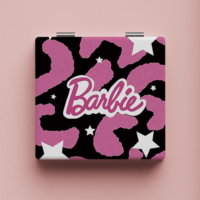 Barbie Зеркало косметическое, 6.7 см х 7 см, 1 шт