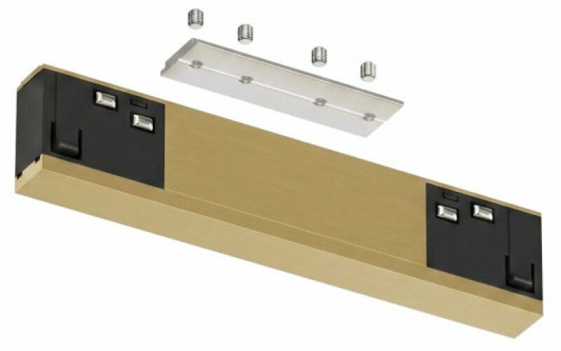 Соединитель линейный для треков Denkirs SHINE PRIME BASE TR4922-SB