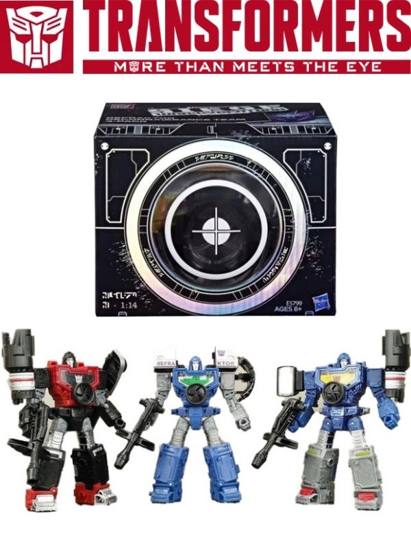 Трансформеры хасбро Игрушка Transformers Generations War for Cybertron Siege Chapter Refraktor Reconnaissance Team Exclusive Three Pack Deluxe Class