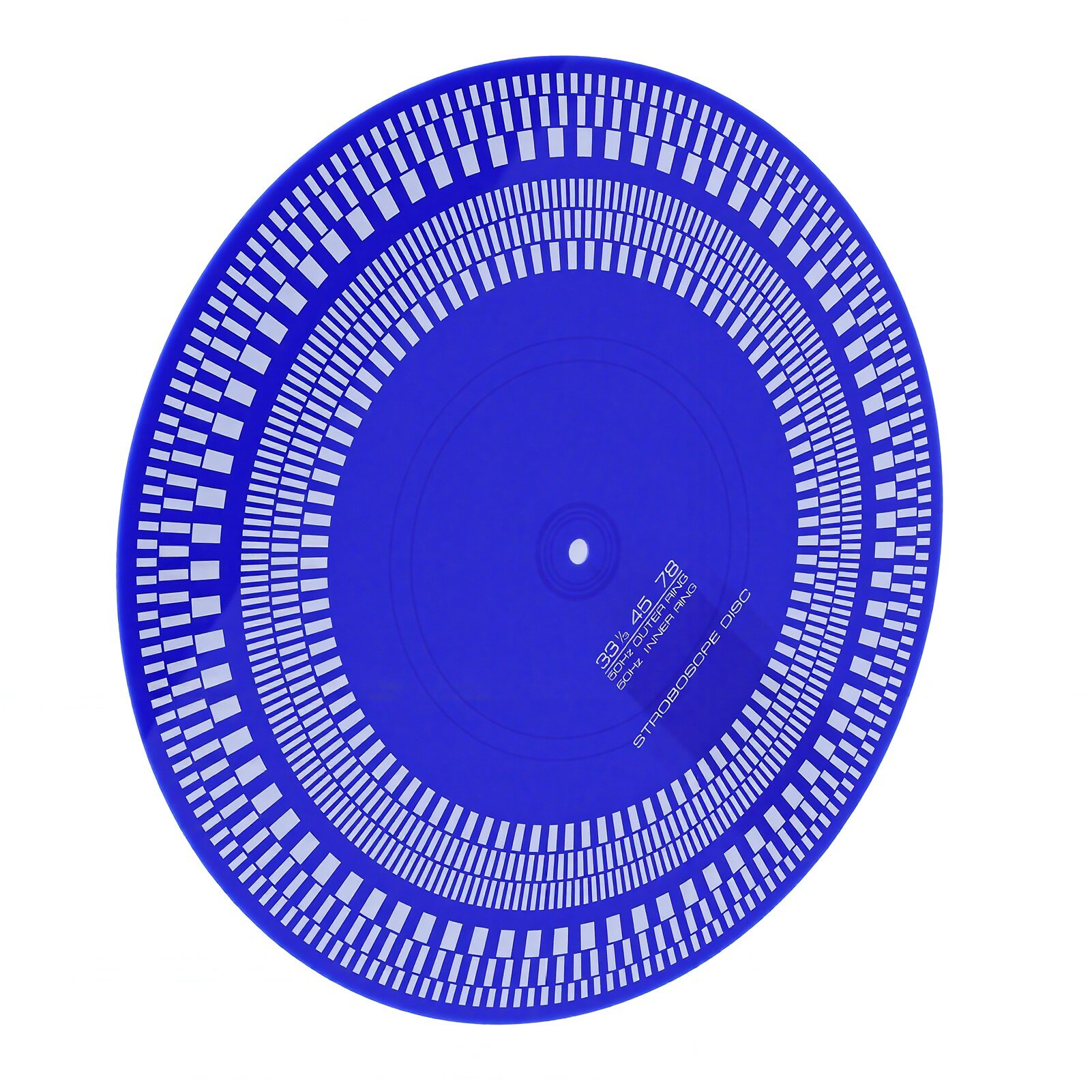 Калибровочный диск с зебровым паттерном для граммофонов 33-1/3, 45 и 78 RPM, 12 дюймов, из акрила, для домашнего использования