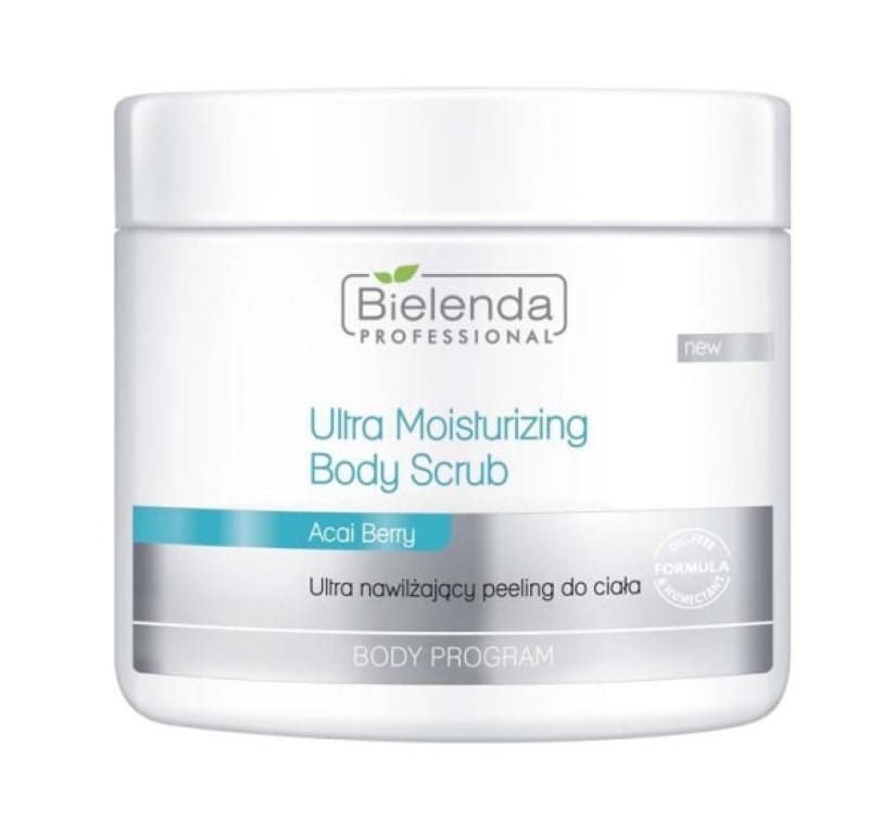 Скраб Bielenda Professional ultra moisturizing body scrub, ультраувлажняющий пилинг для тела, 550 г