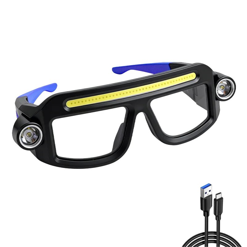 Налобный фонарь JIASHUAIXIN SY5868 COB 400mAh 5 режимов SY5868 blue