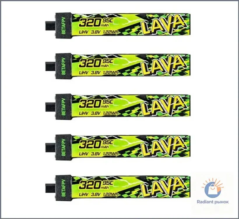 BETAF-P-V LAVA II 1S Battery With 6 Ports 1S Charger, аккумулятор, зарядное устройство