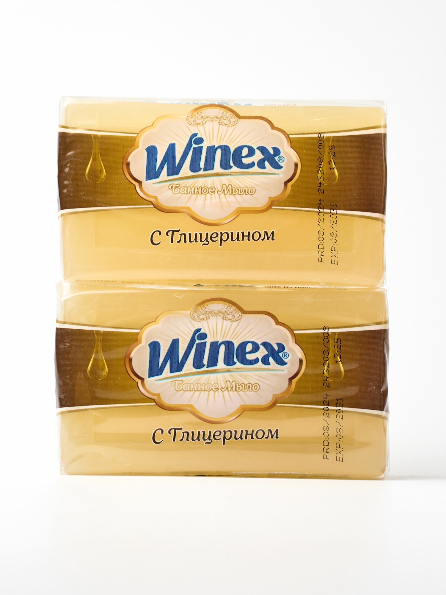WINEX твердое мыло с глицерином 2шт 150гр, Турция