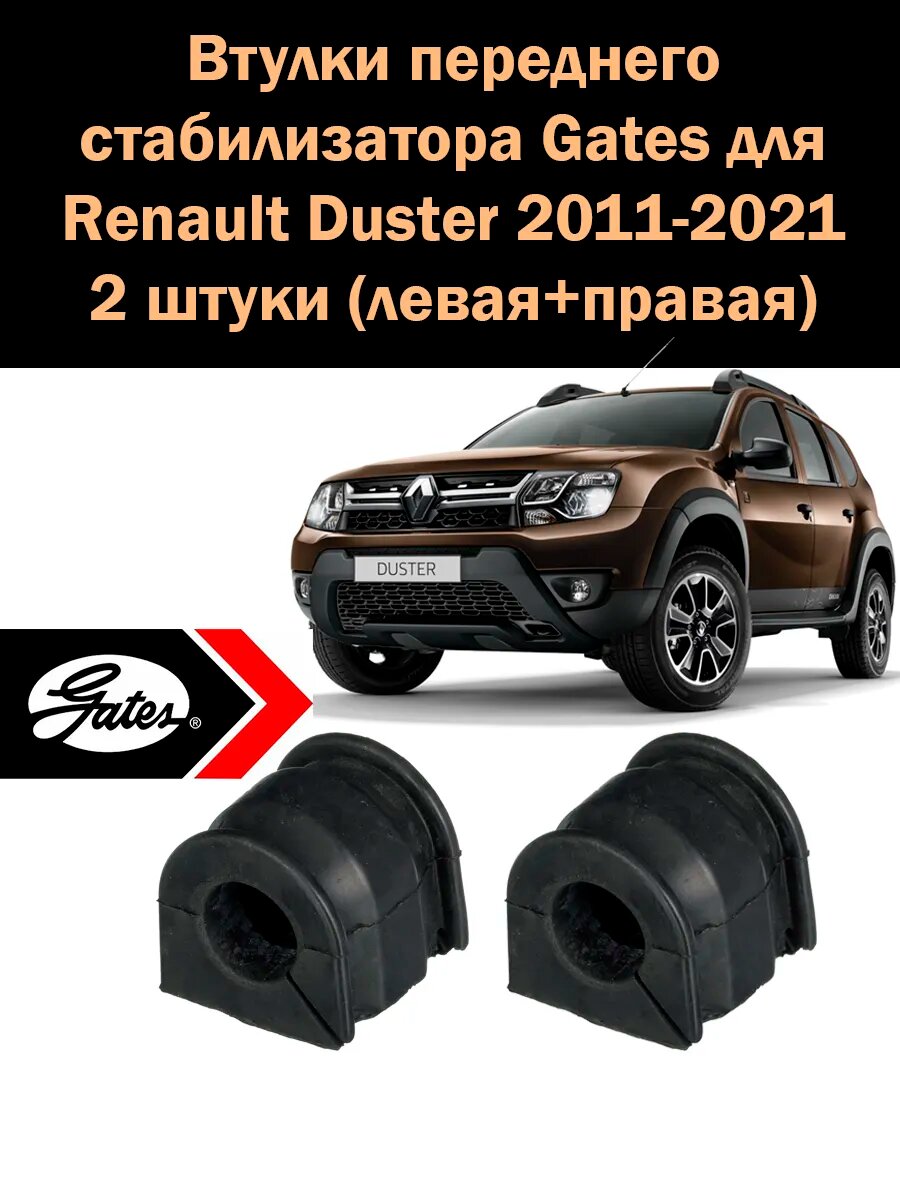 Втулки переднего стабилизатора Рено Дастер Renault Duster