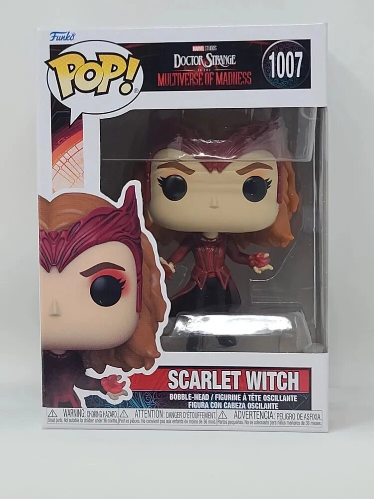 Фигурка POP! Алая Ведьма (Scarlet Witch) #1007, светящаяся в темноте, фильм <Доктор Стрэндж 2>