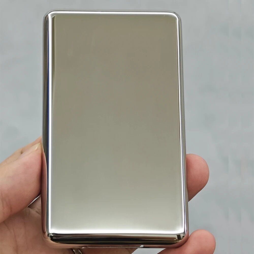 Новая задняя панель (корпус) для iPod Video 5-го и 5.5-го поколений (30 ГБ, 60 Серый, thick silver