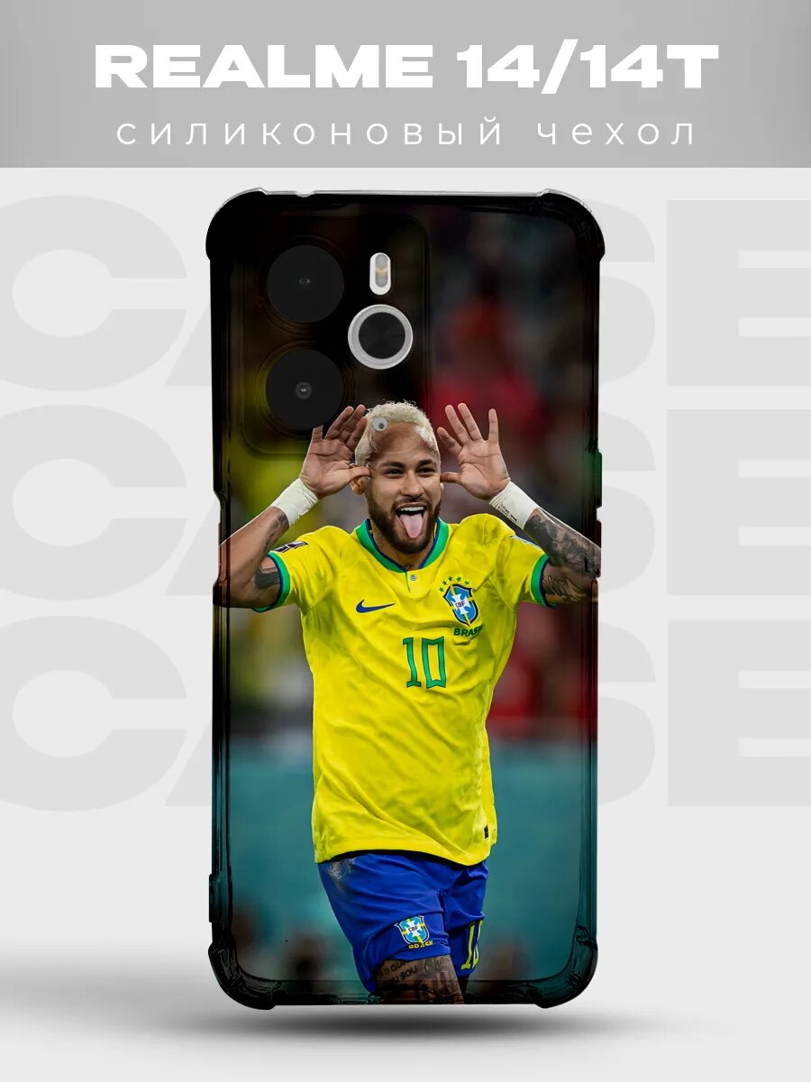 Чехол на Realme 14 Неймар сборная Бразилии
