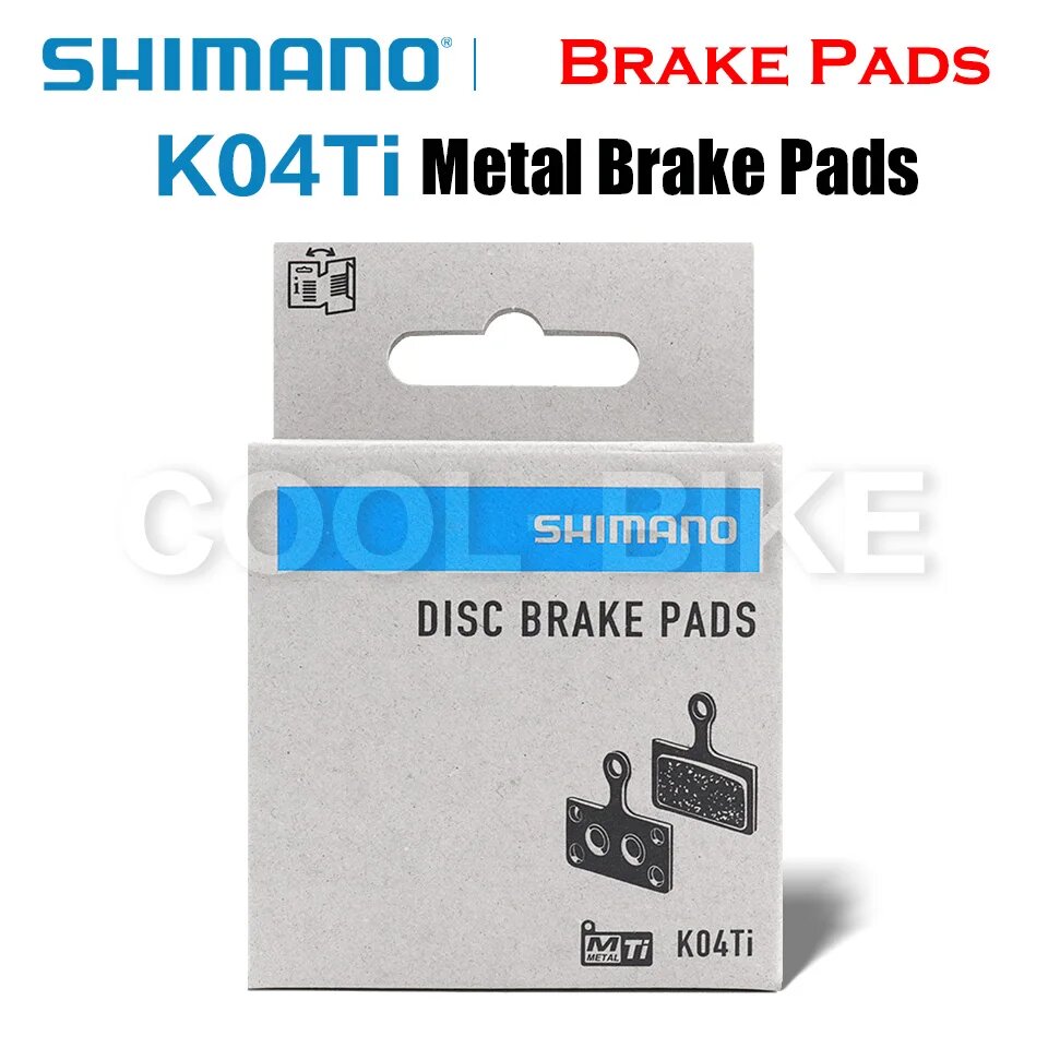 Shimano K04Ti Metal Brake Pads, 1 SET