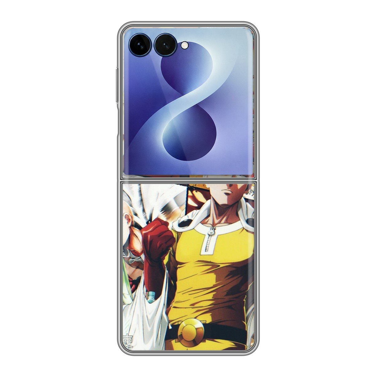 Чехол для Samsung Galaxy Z Flip 8 с принтом Аниме One Punch (Самсунг Галакси З Флип 8)