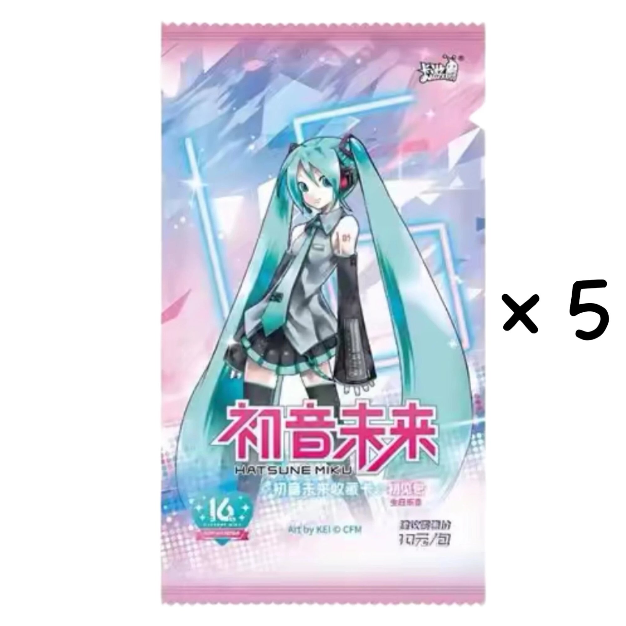 Коллекционные музыкальные аниме-карты KAYOU Hatsune Miku «Симфония Юности» и 5Bag(25Pcs Cards)