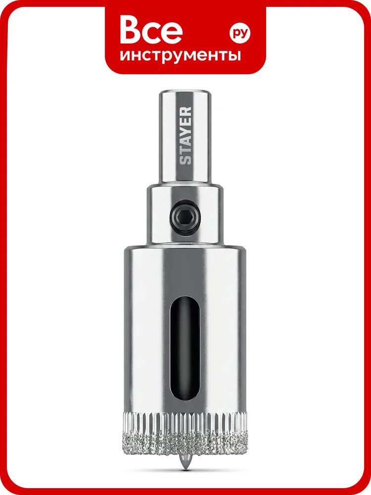 Алмазная коронка STAYER DIAMOND 32 мм, Р60 29931-32
