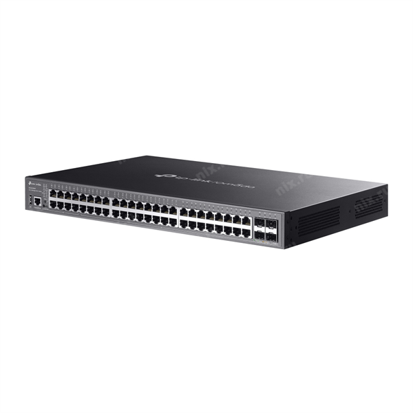 SG5452XMPP Коммутатор TP-Link SG5452XMPP, Omada 48-Port Gigabit Stackable Lite L3 Managed PoE++ Switch with 4 10G Slots — фото 1
