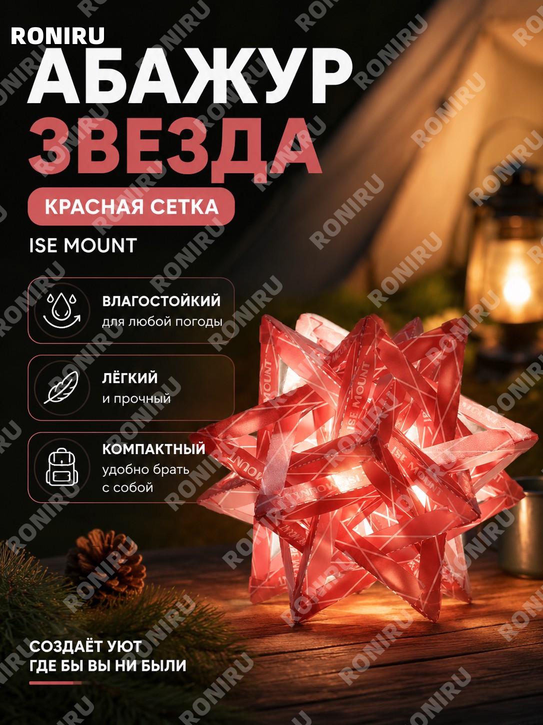 Красный сетчатый абажур для лампы PP板, декоративный плафон для светильника, аксессуар кемпинг уличный переносной