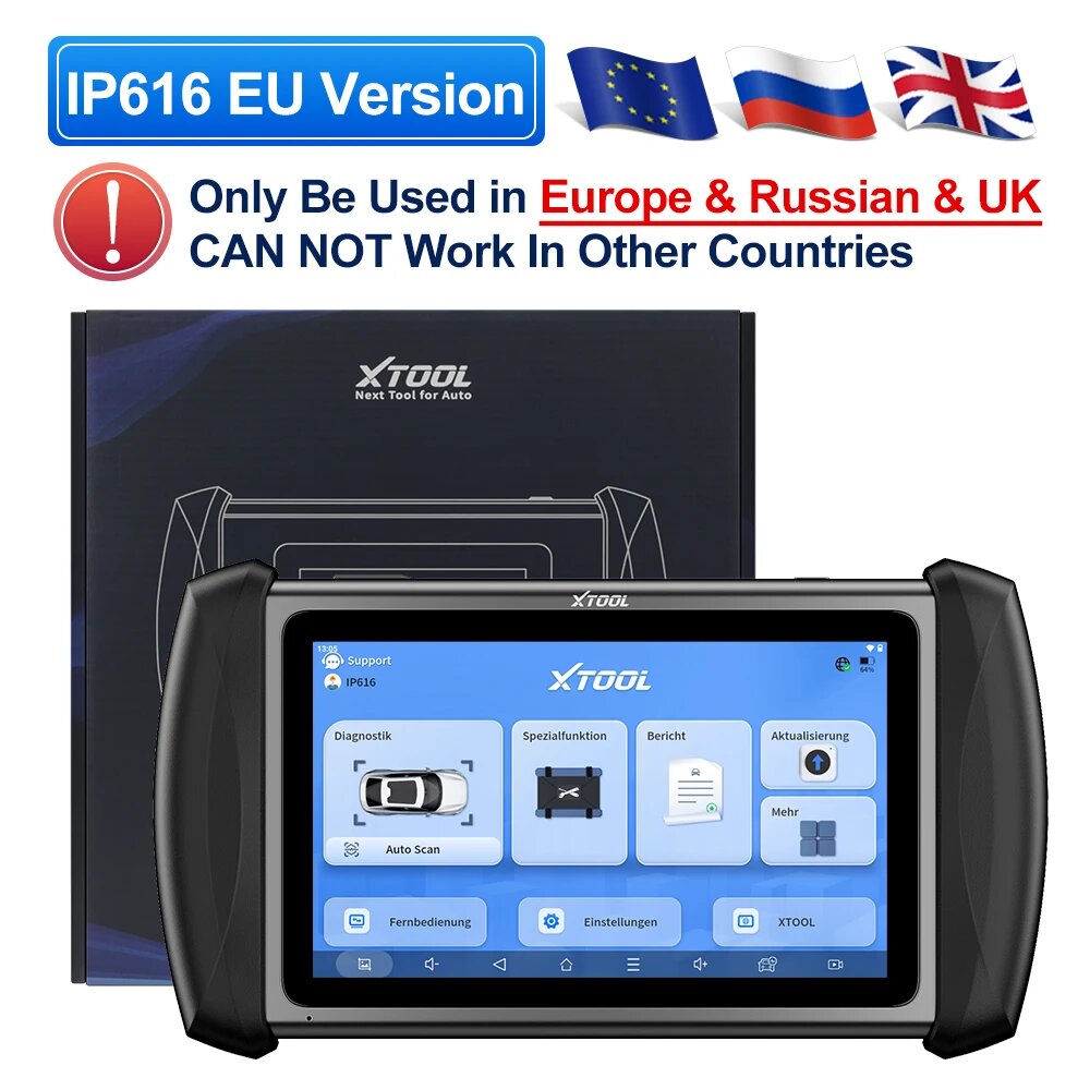 Диагностический сканер XTOOL IP616 EU Version