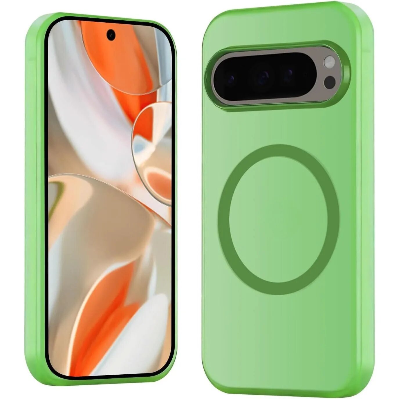Матовый Прозрачный Чехол Конфетного Цвета Для Google Pixel С Google Pixel 10, Зеленый, green