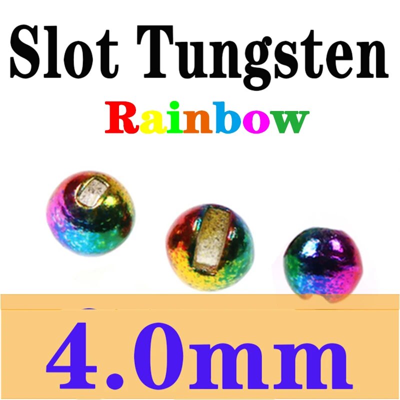 Jujufly вольфрамовые бусины для мух 4,8/5,5 мм 4mm rainbow TG