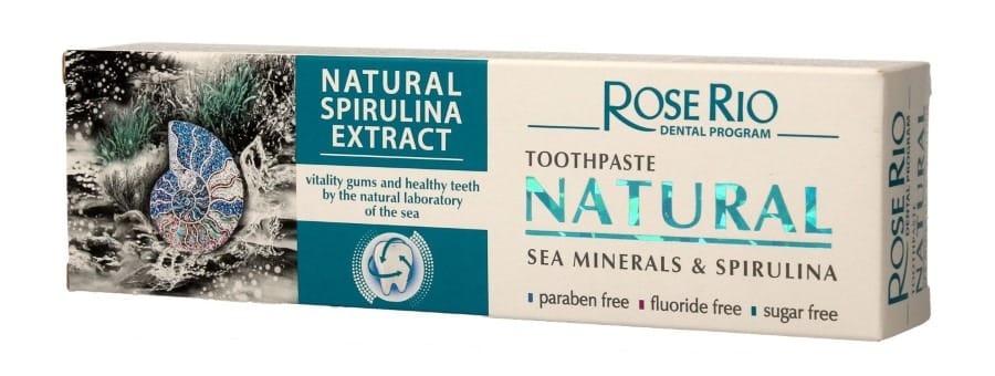 Зубная паста Rose Rio Natural Spirulina Extract, 65 мл