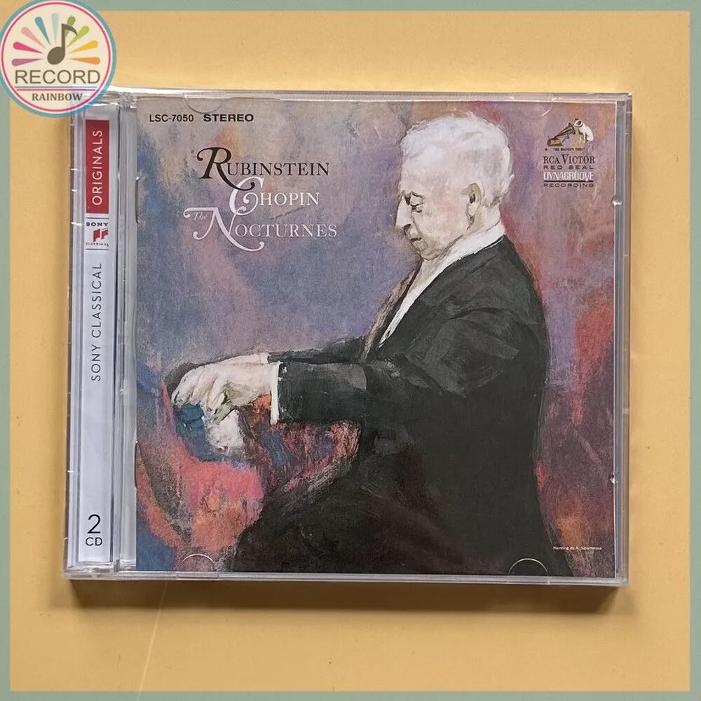 CD Артур Рубинштейн Ноктюрны Шопена, 2 диска