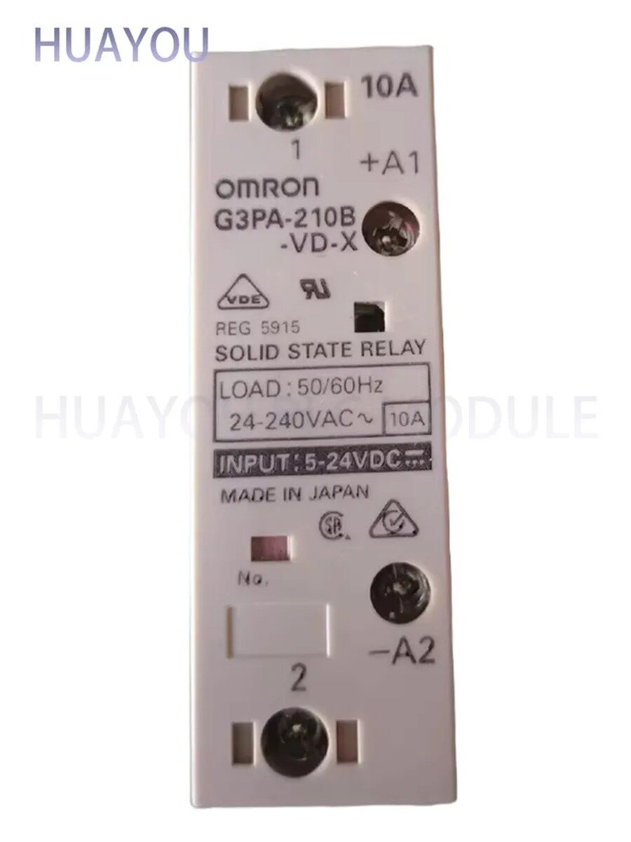 Новый Реле G3PA-210B-VD-X, Рабочее давление, бар 1, Макс. рабочая температура, °С 1