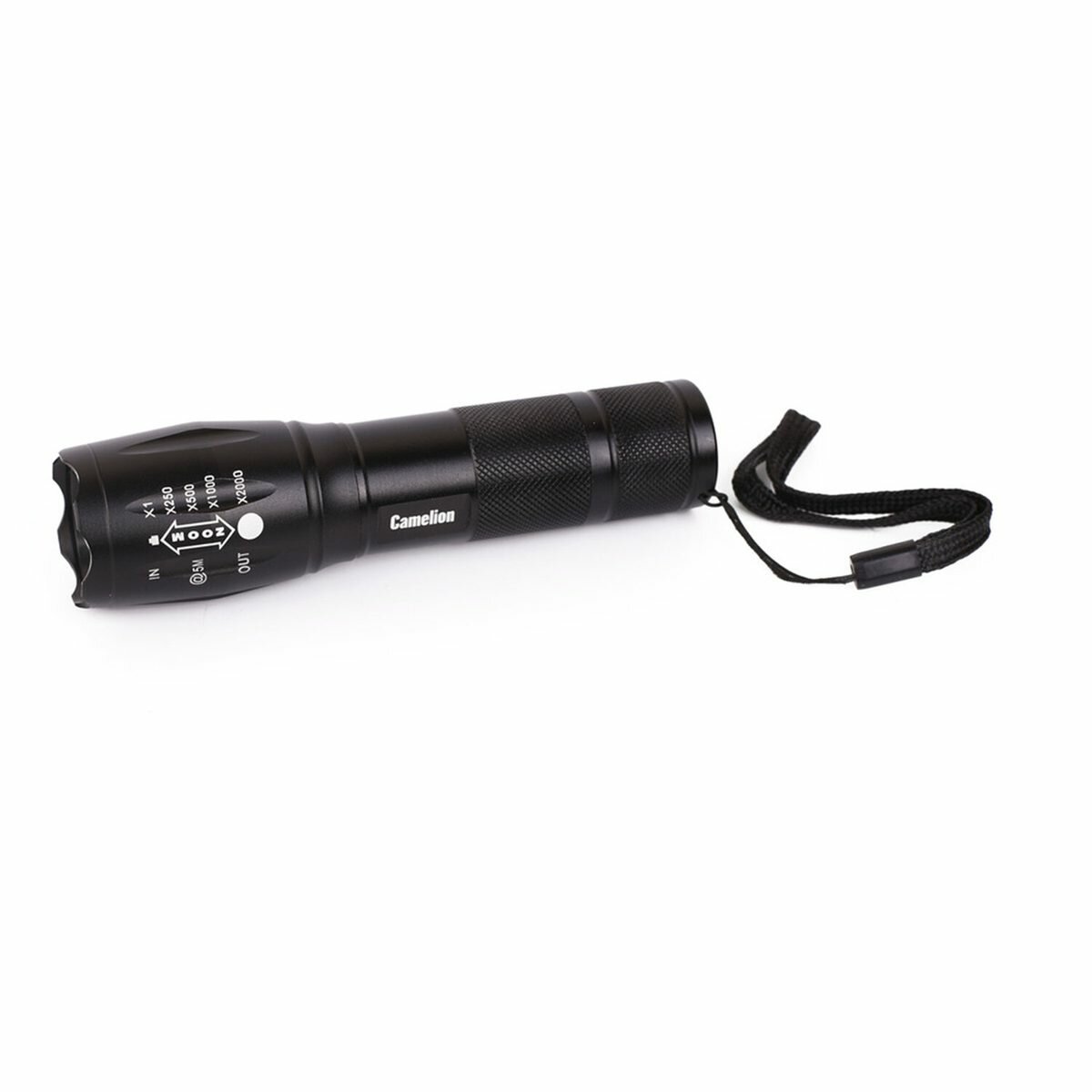Фонарь Camelion XML-T6, яркий, ZOOM, 5 режимов, питание 3xAAА или 18650 (не в комплекте) (LED51530)