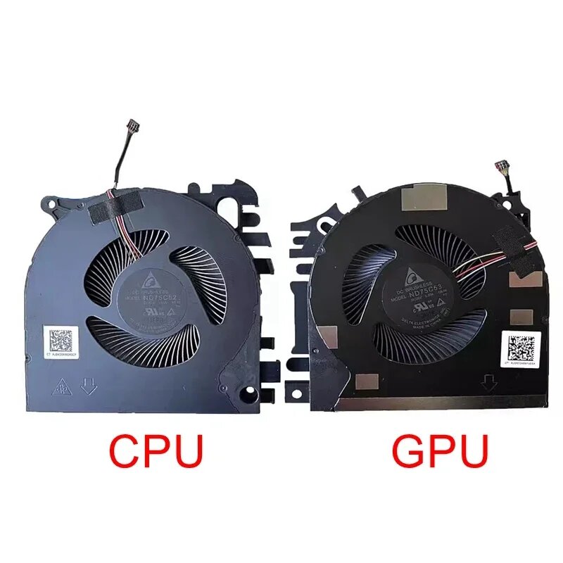 Охлаждающий вентилятор для ноутбука HP ZBook Fury 15 G7, Цвет: CPU fan