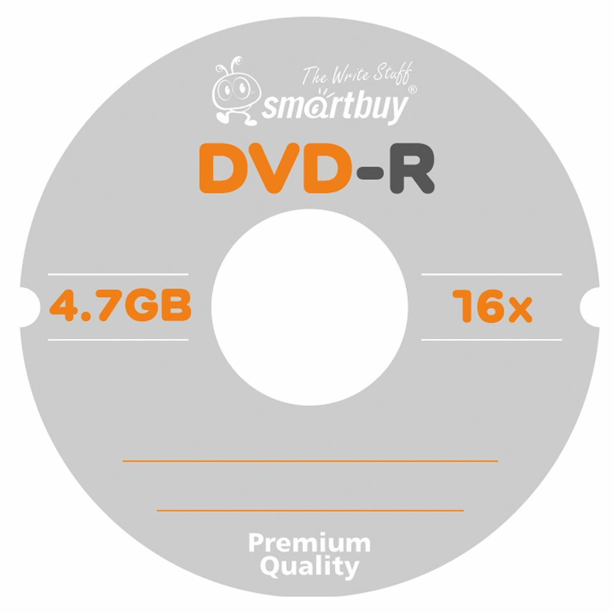 Оптический диск DVD-R Smart buy 4.7Gb, 16x, Cake Box, 50шт. (SBDV-R50), 5 уп.