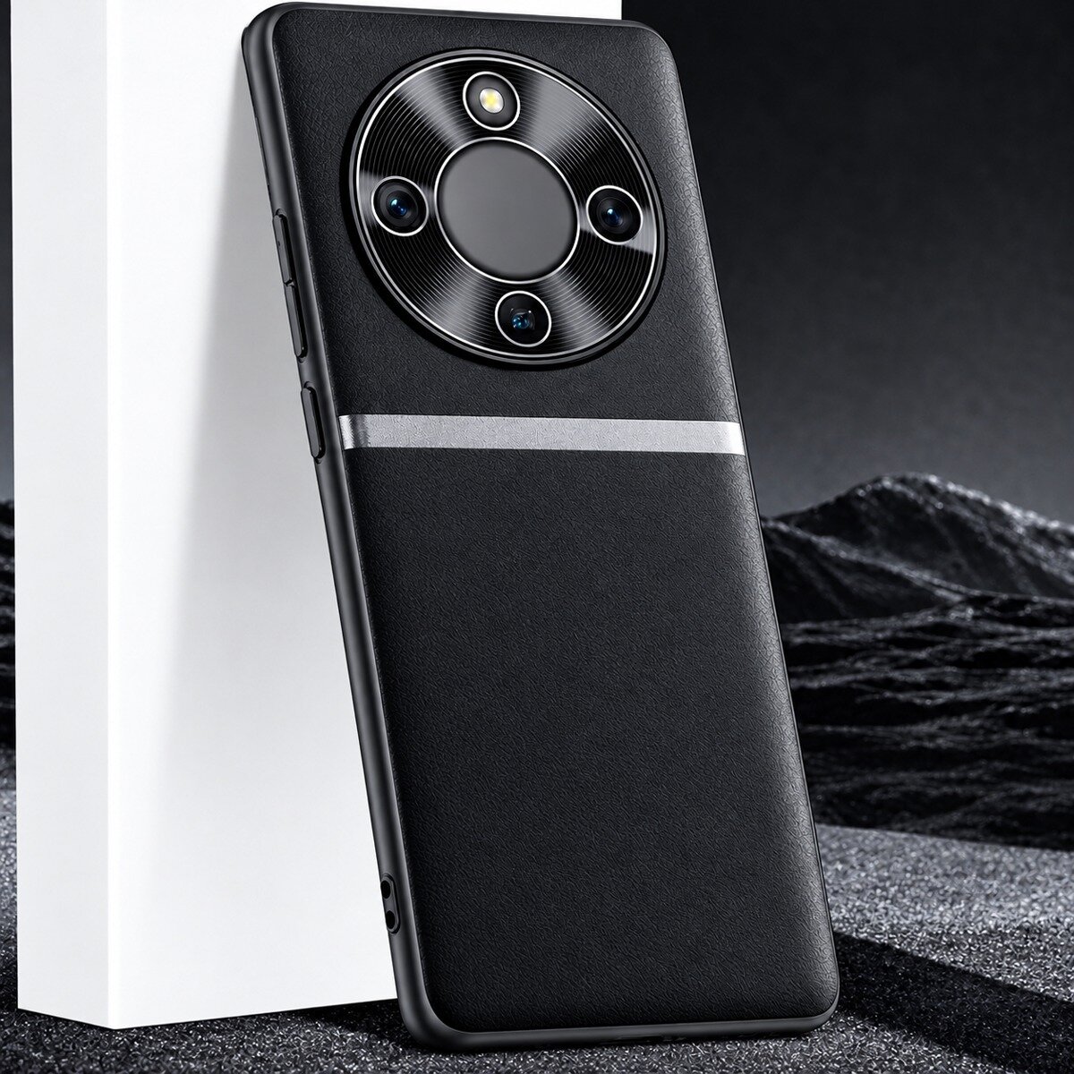 Роскошный стиль чехол для Honor Turbo / Honor Turbo 5G , Жидкая кожа + мягкий каркас из ТПУ