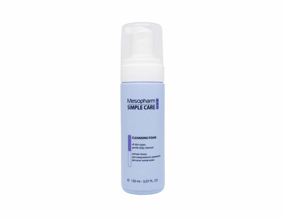 Mesopharm Simple SC CLEANSING FOAM Мягкая пенка для ежедневного умывания, 150 мл