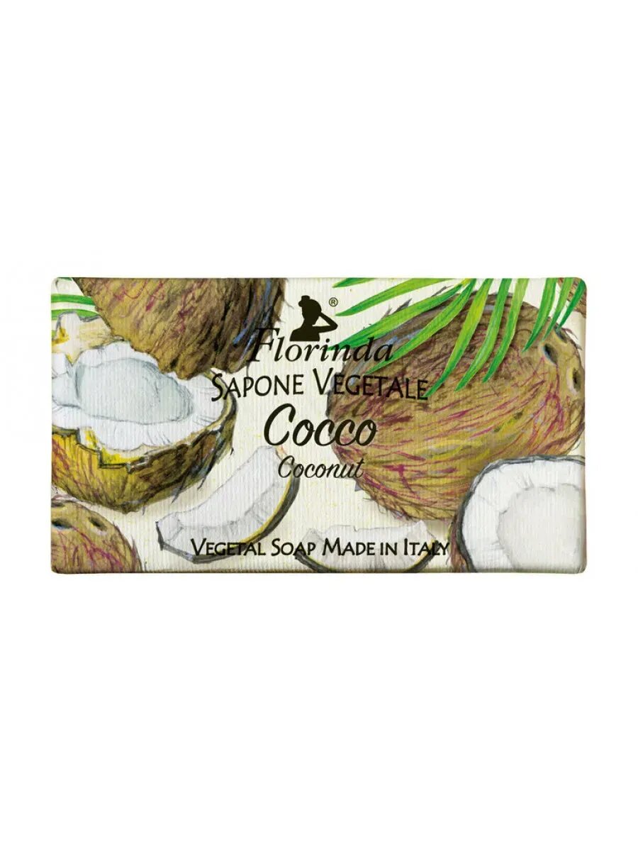 #Florinda Soap Coconut Мылo c арoматoм кoкocа 100мл#