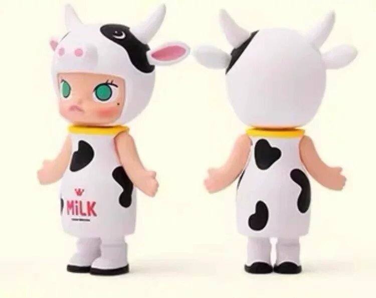Официальная коллекционная фигурка Pop Mart MOLLY 12 Зодиакальная Серия Слепая Коробка - Бык, Одна штука, Трендовый