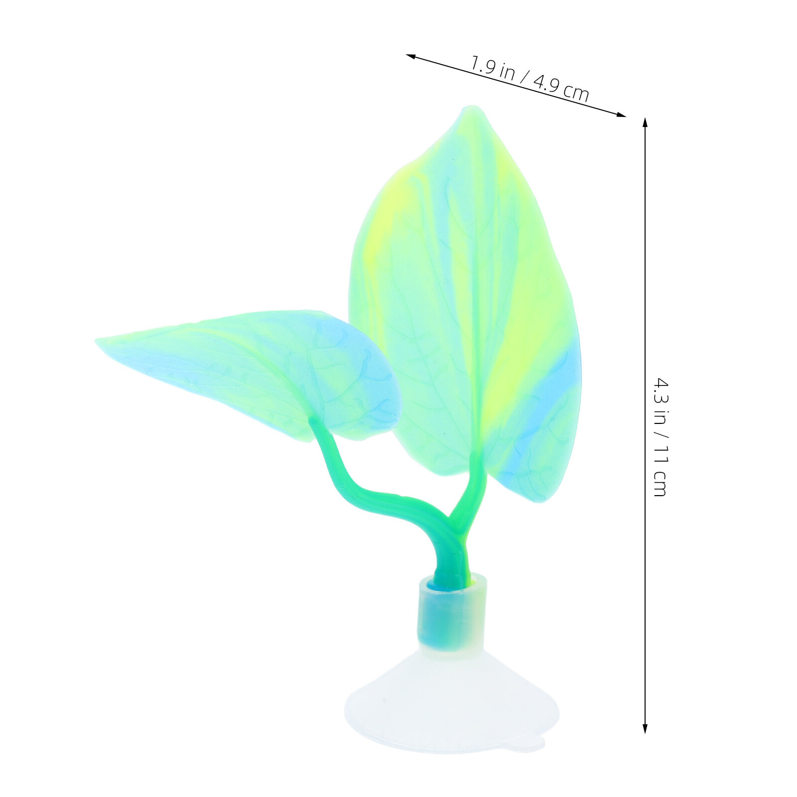 Лист Для Бетты С Двухслойным Дизайном И Присоской 11.00X4.90X3.50Cm