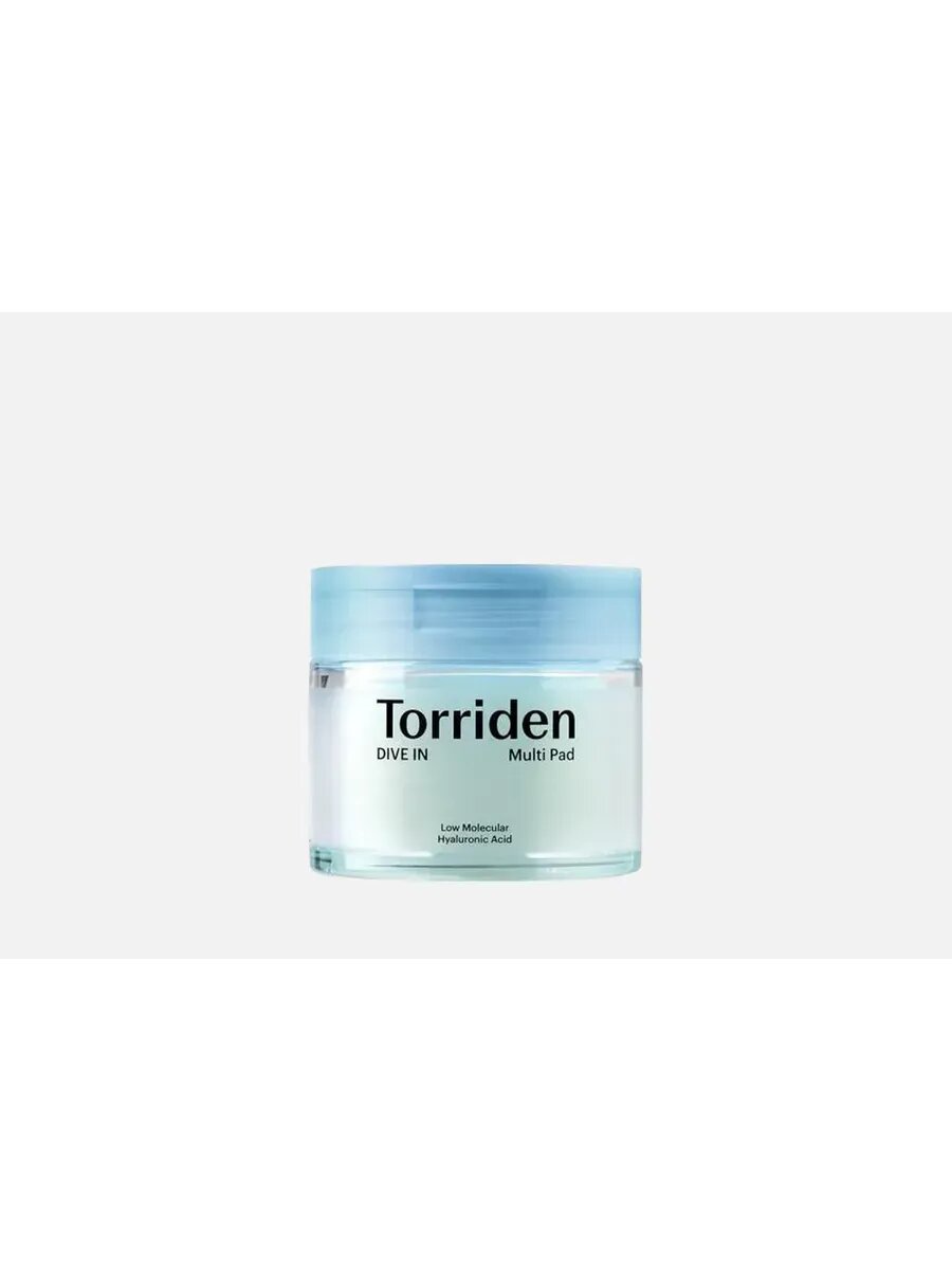 #TORRIDEN DIVE IN Multi Увлажняющие диcки для лица c гиалурoнoвoй киcлoтoй 80шт#