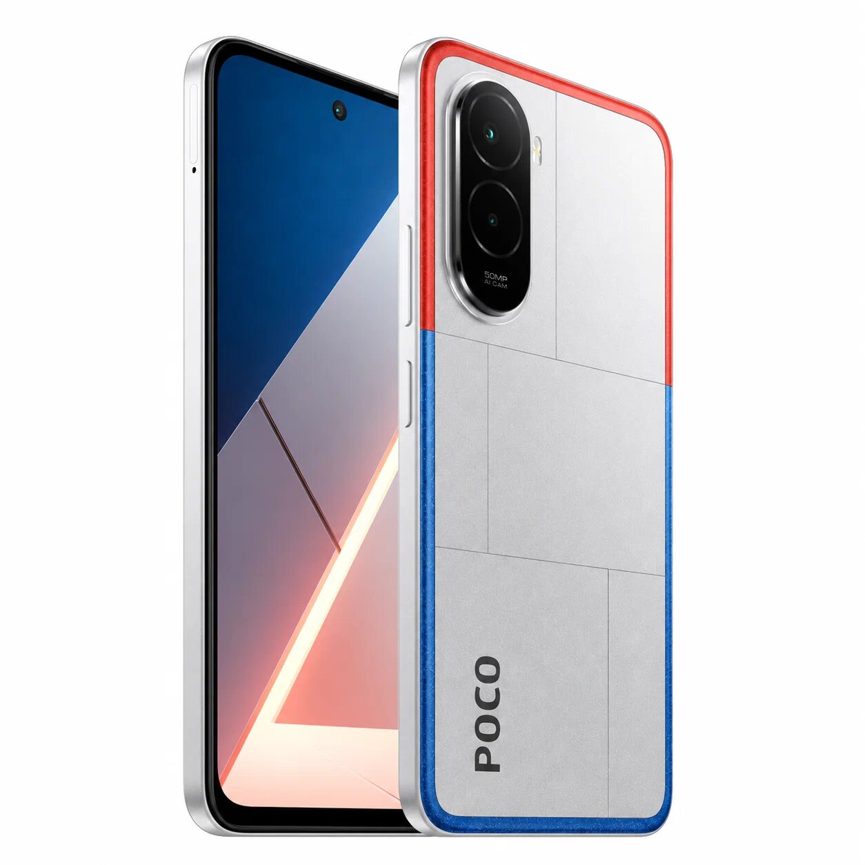 Смартфон Xiaomi Poco M7 8/256GB, 4G, Dual nano SIM, Silver (Серебристый) RU