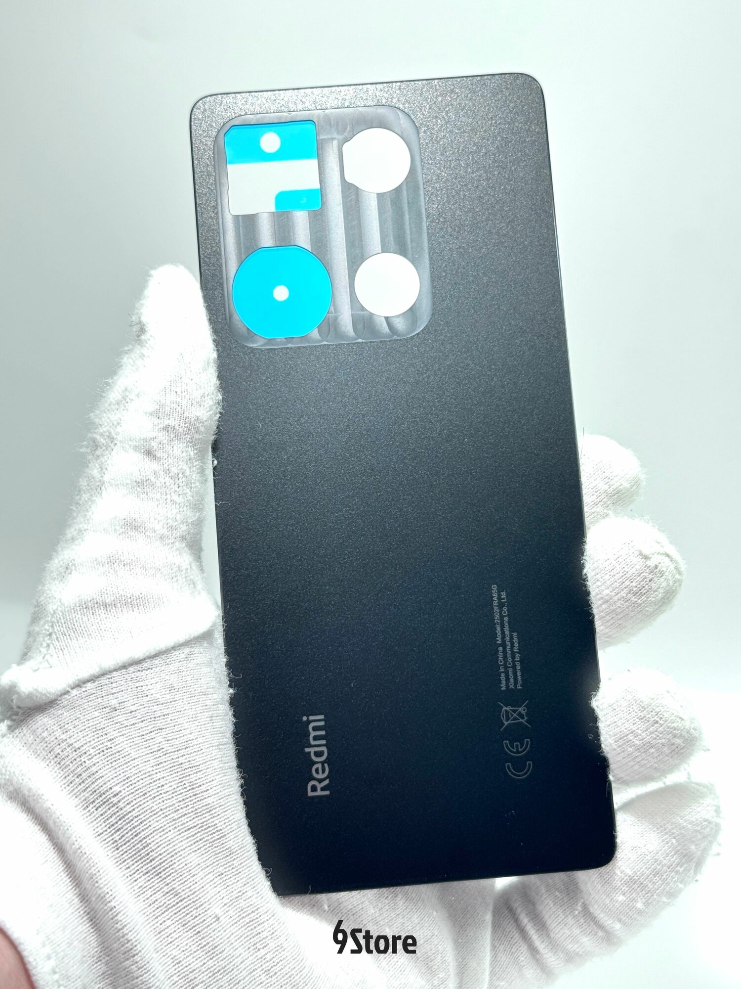 Задняя крышка Xiaomi Redmi Note 14S (2502FRA65G) (Черный), задняя панель корпуса, запчасть для смартфона