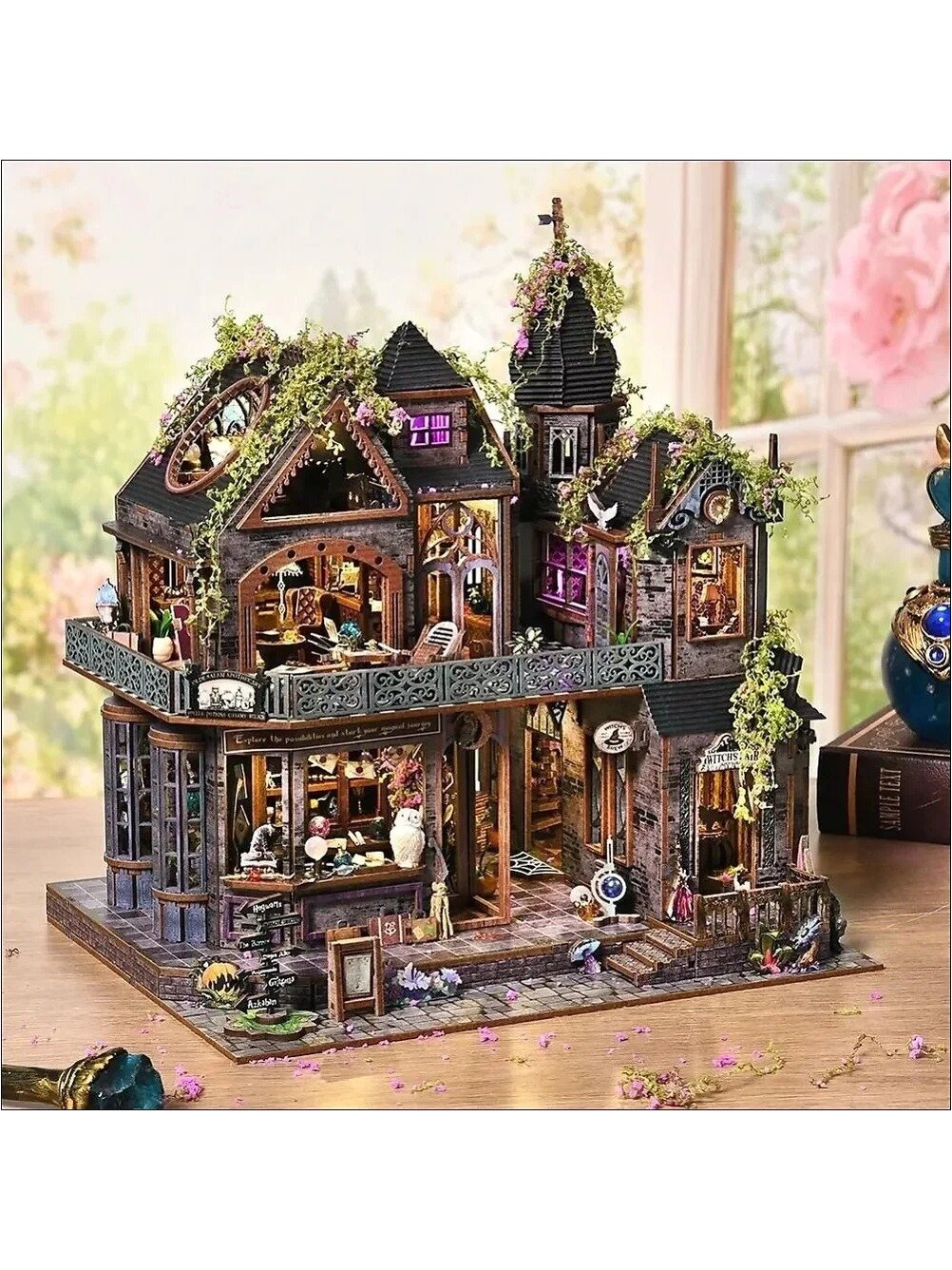 Волшебный замок diy hut, собранная вручную модель, креативный художественный подарок